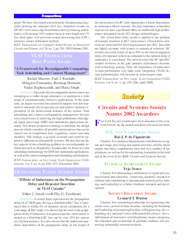 Pdf Vlsi Transactions Best Paper Award A Framework For Reconfigurable Computing Task