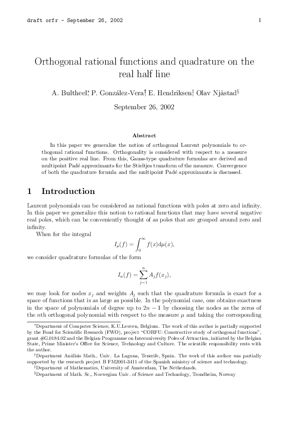 Orthogonal rational functions and quadrature on the unit circle