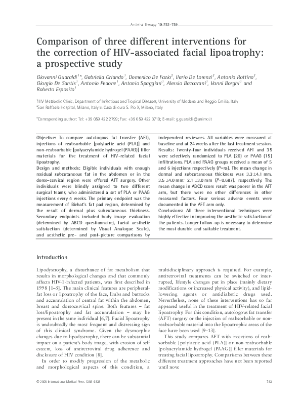 (PDF) Comparison of three different interventions for the correction of ...