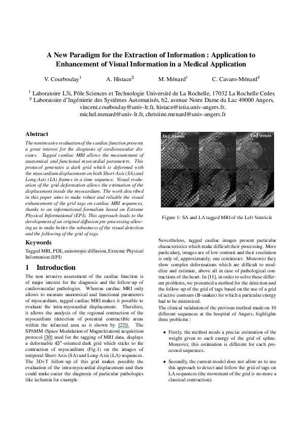 Pdf Mri Image Enhancement A Pde Based Approach Integrating A Double