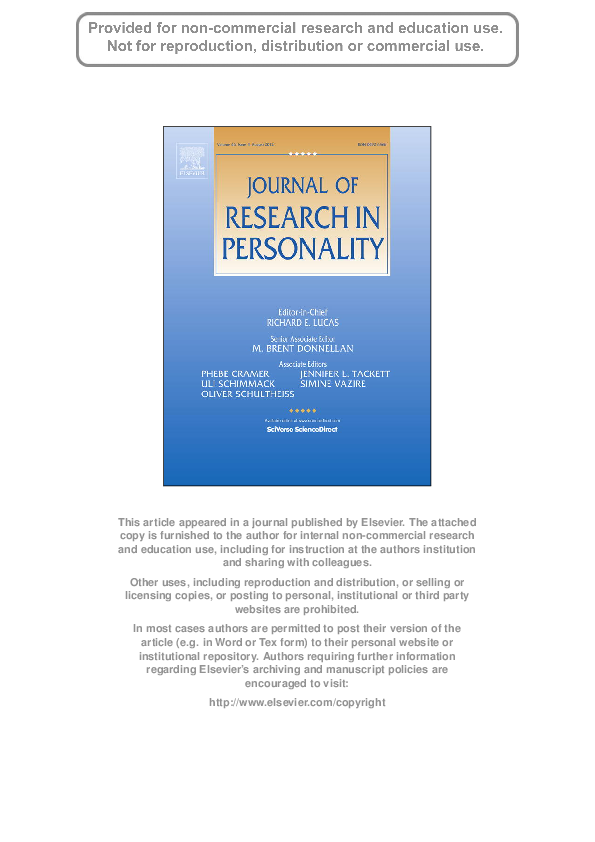(PDF) The relationship between implicit and explicit motives, goal ...