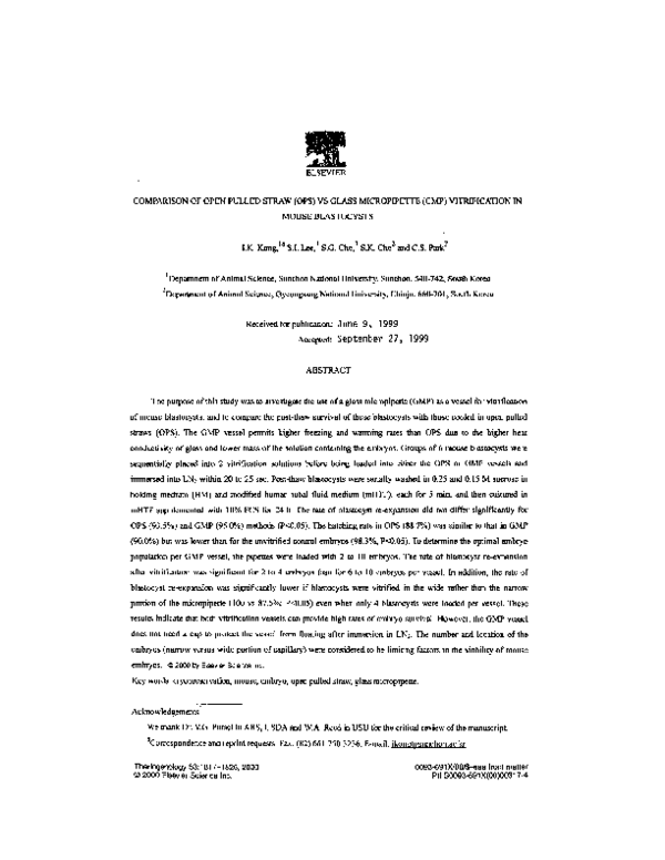(PDF) Comparison of open pulled straw (ops) vs glass micropipette (gmp ...