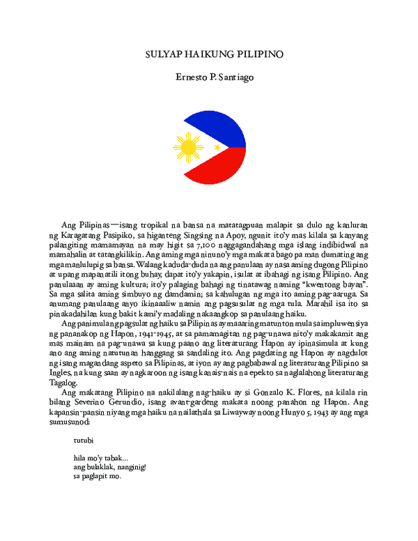 (PDF) SULYAP HAIKUNG PILIPINO