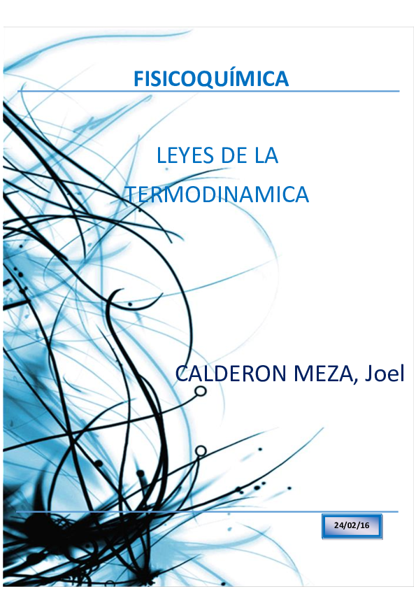 (PDF) LEYES DE LA TERMODINAMICA