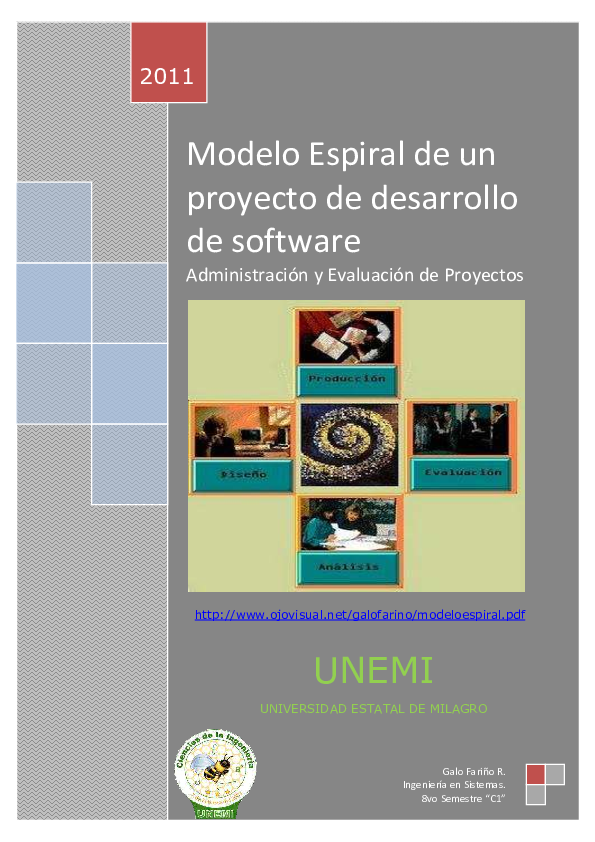 (PDF) Modelo Espiral de un proyecto de desarrollo de software