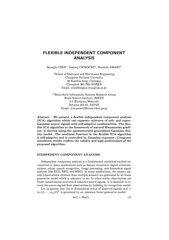 (PDF) A robustification of independent component analysis | Mia Hubert - Academia.edu