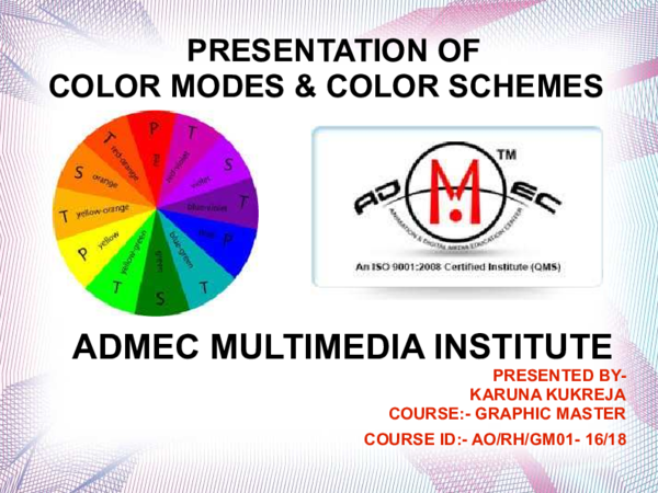(PDF) Colors Modes and Color Schemes