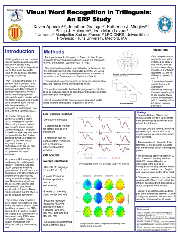 (PDF) Visual word recognition by trilinguals: an ERP investigation