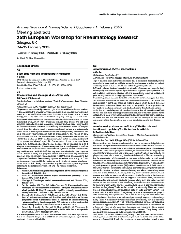 (PDF) Anti-tumour necrosis factor alpha treatment in patients affected by rheumatoid arthritis ...