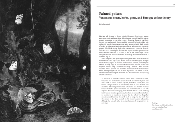 (PDF) Karin Leonhard_Painted Poison. Venomous beasts, herbs, gems, and Baroque colour theory