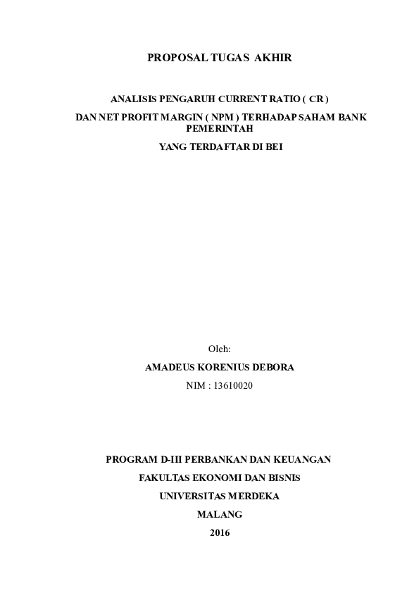 (DOC) PROPOSAL TUGAS AKHIR