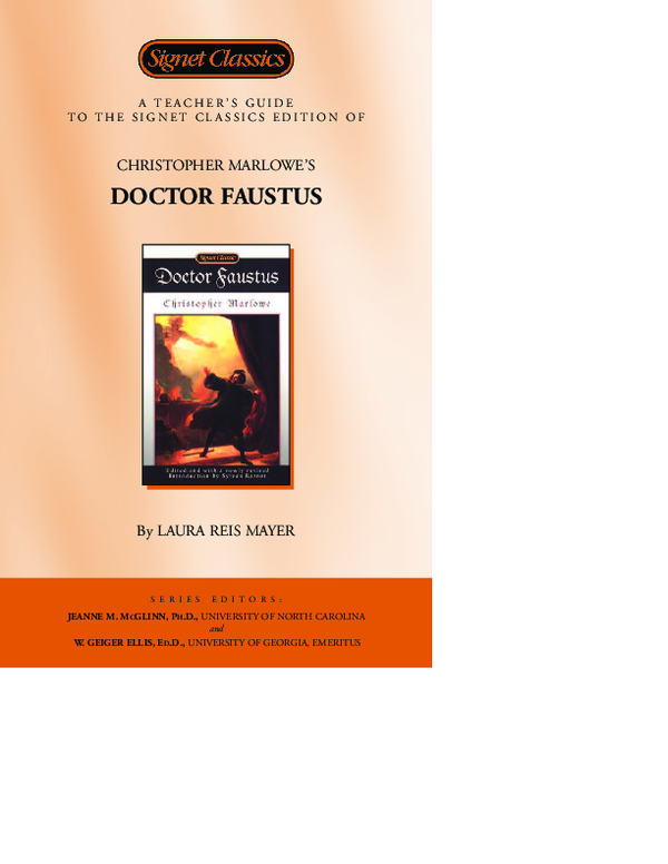 (PDF) DOCTOR FAUSTUS