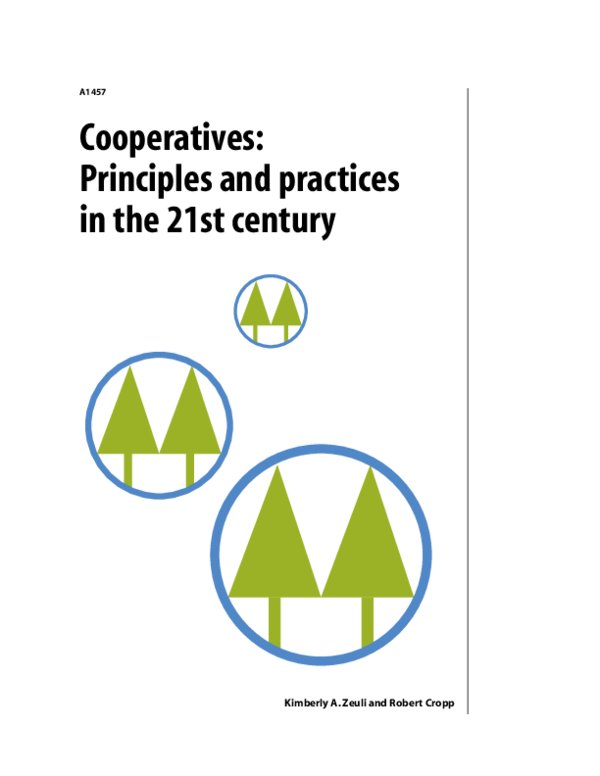 (PDF) Cooperatives: Principles and practices in the 21st century