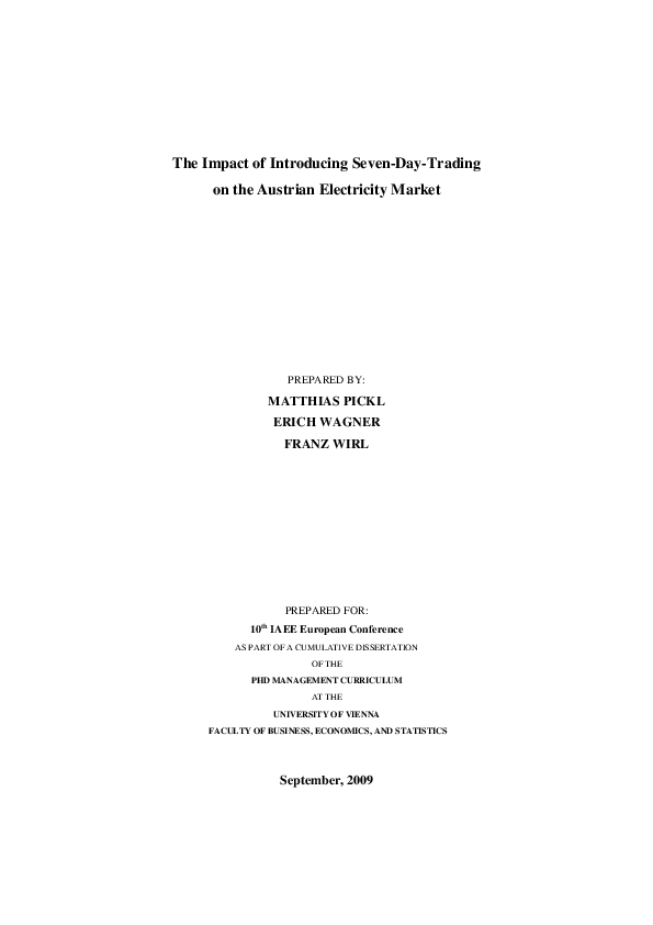 (PDF) The impact of introducing seven-day-trading on the Austrian ...