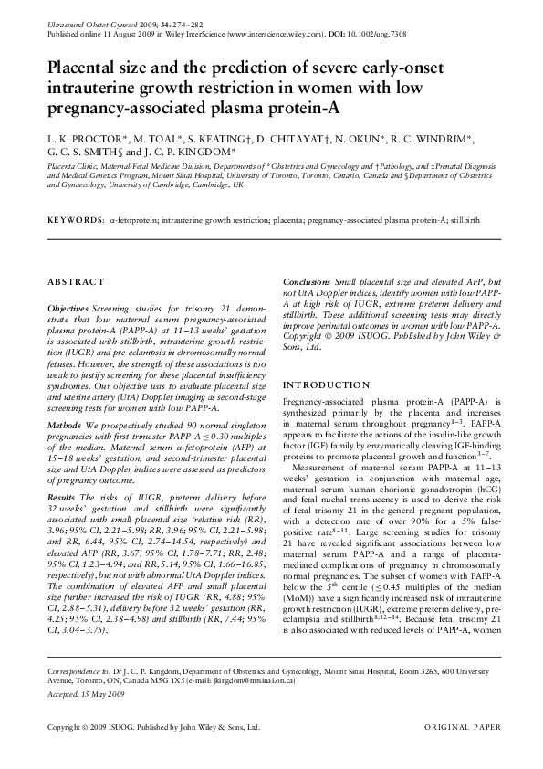 (PDF) OP25.08: 3D and 3D power Doppler evaluation of the placenta at 11 ...