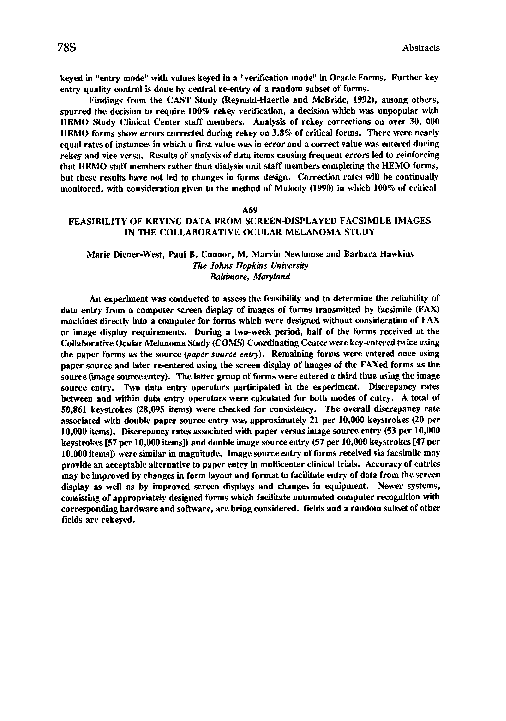 (PDF) A69 Feasibility of keying data from screen-displayed facsimile ...