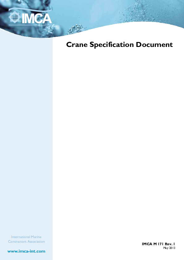 (PDF) Crane Specification Document