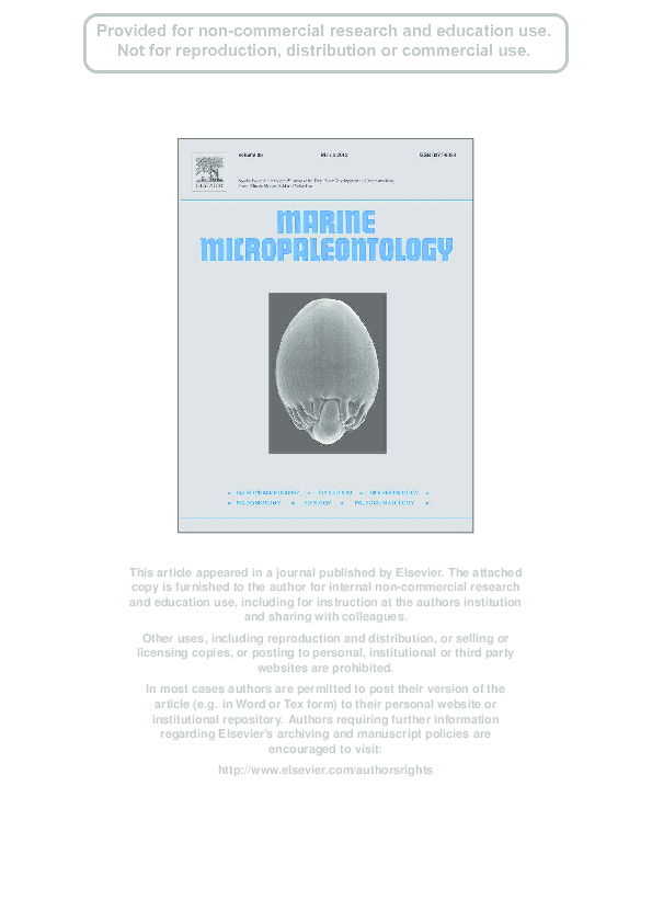 (PDF) Appearance of the Pacific diatom Neodenticula seminae in the ...