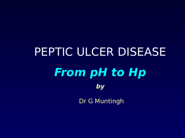 (PPT) Peptic ulcer.ppt