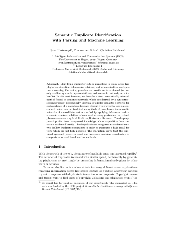 (PDF) Deep Semantic Duplicate Detection Method