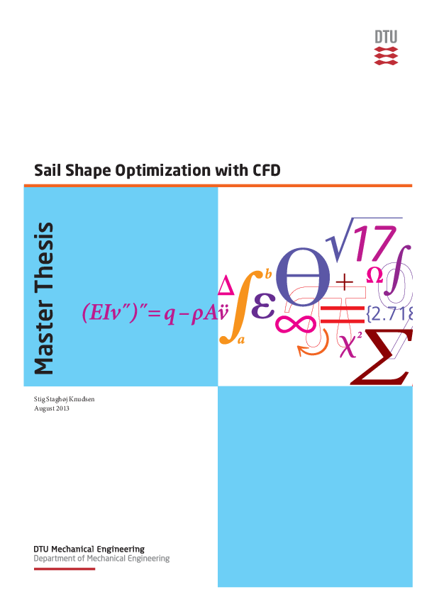 (PDF) Sail Shape Optimization with CFD