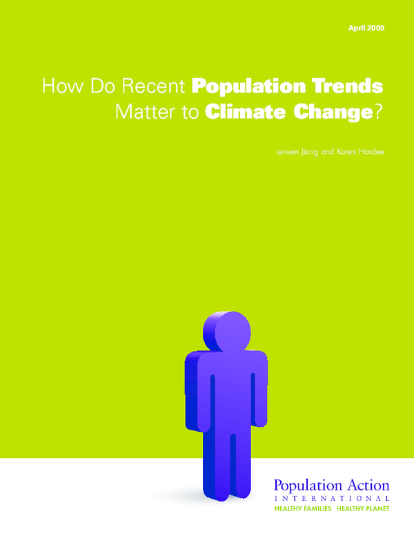 (PDF) How do Recent Population Trends Matter to Climate Change?