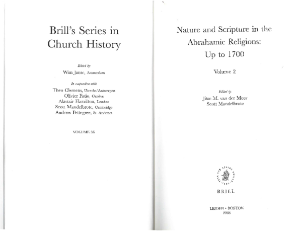 (PDF) 'Horrible and Blasphemous'. Isaac la Peyrère, Isaac Vossius and ...