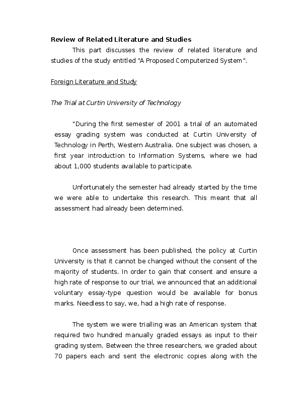 (DOC) Review of Related Literature and Studies