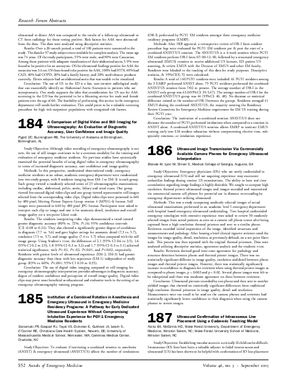 Pdf Ultrasound Confirmation Of Intraosseous Line Placement Using A
