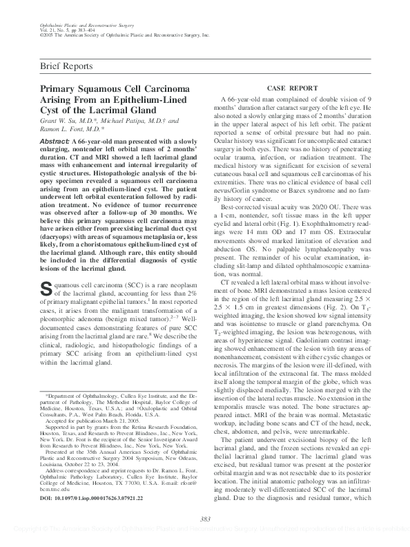 (PDF) Intraconal Grease-Gun Injury: A Therapeutic Dilemma