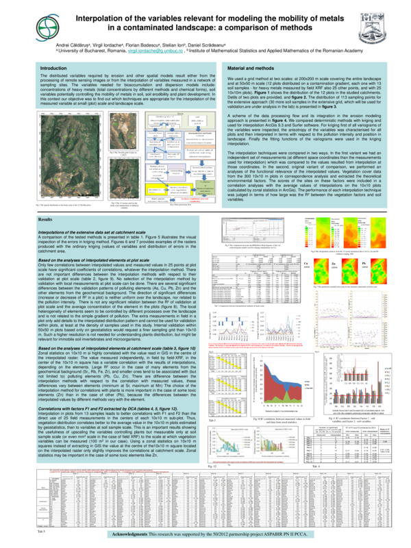 (PDF) Interpolation of the variables relevant for modeling the mobility ...