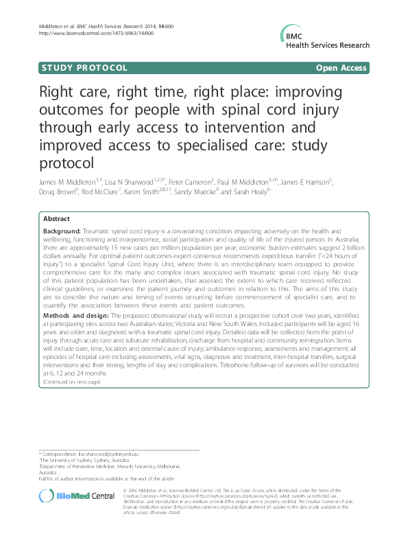 (PDF) Right care, right time, right place: improving outcomes for ...