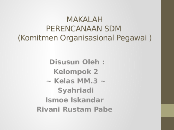 (PPT) PPT PERENCANAAN SDM