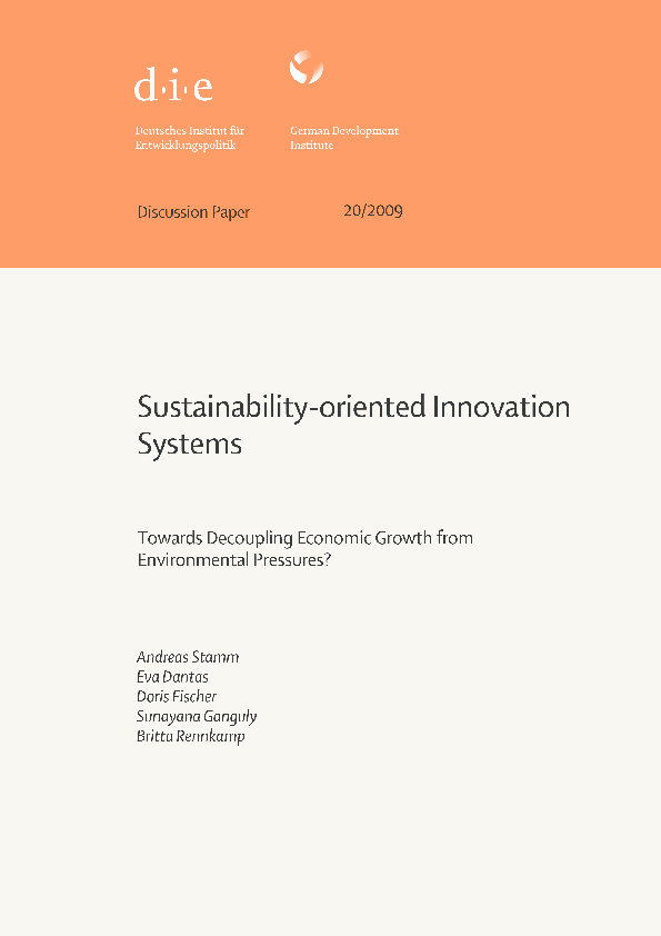 (PDF) Sustainability-oriented Innovation Systems