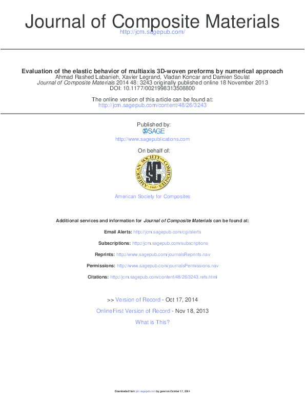 (PDF) Journal of Composite Materials-2014-Labanieh-3243-52
