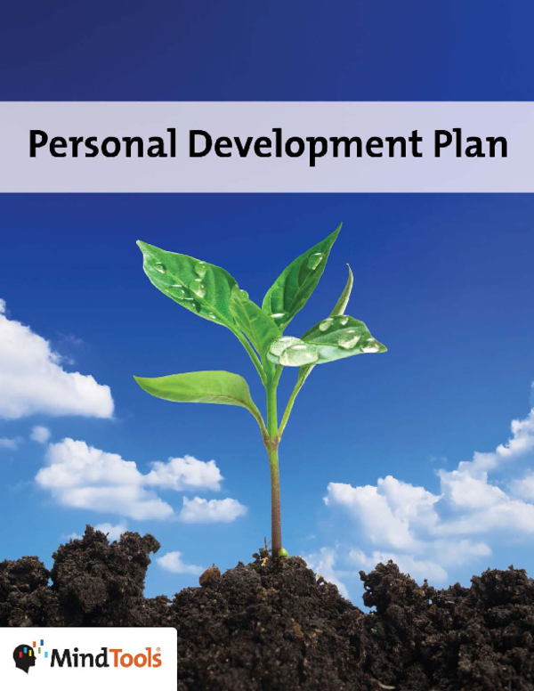 (PDF) Personal Development Planning