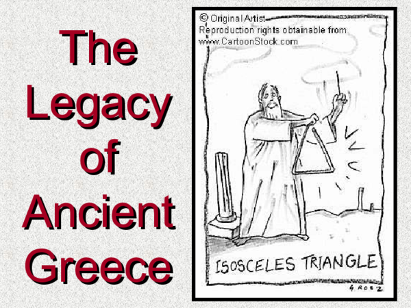 (PDF) The The Legacy Legacy of of Ancient Ancient Greece Greece