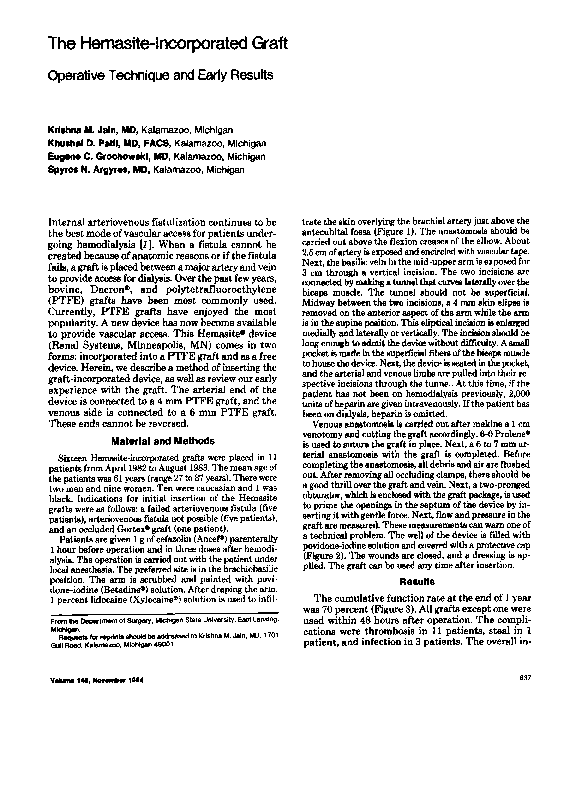 (PDF) The hemasite-incorporated graft