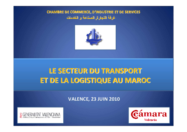 (PDF) LE SECTEUR DU TRANSPORT LE SECTEUR DU TRANSPORT ET DE LA ...
