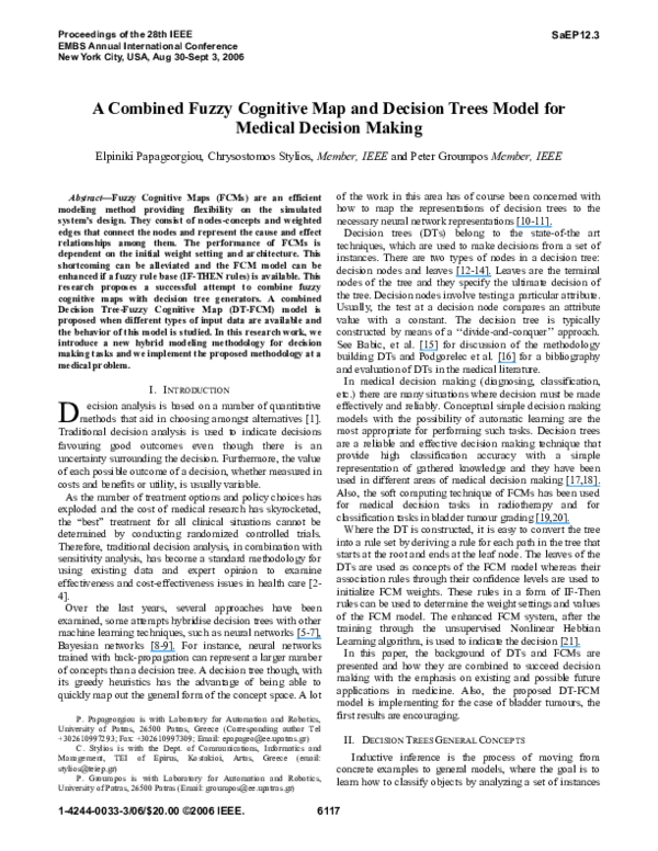 (PDF) A Combined Fuzzy Cognitive Map and Decision Trees Model for ...