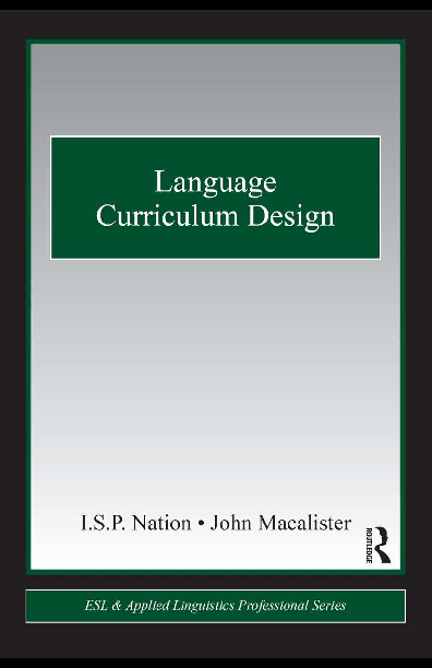 (PDF) Language Curriculum Design