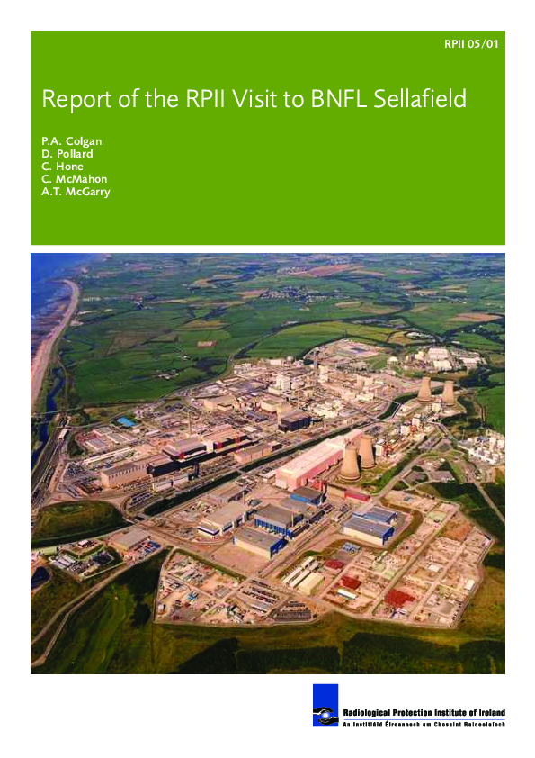 (PDF) Report of the RPII Visit to BNFL Sellafield
