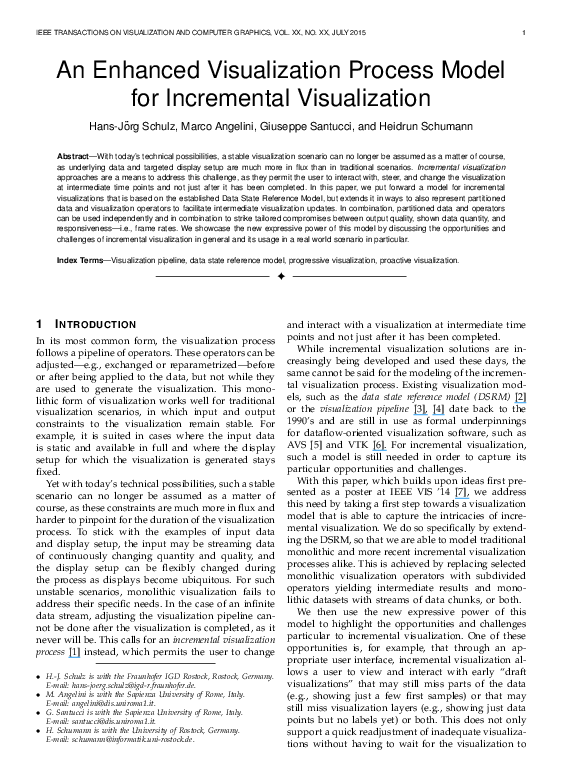 (PDF) An Enhanced Visualization Process Model for Incremental Visualization