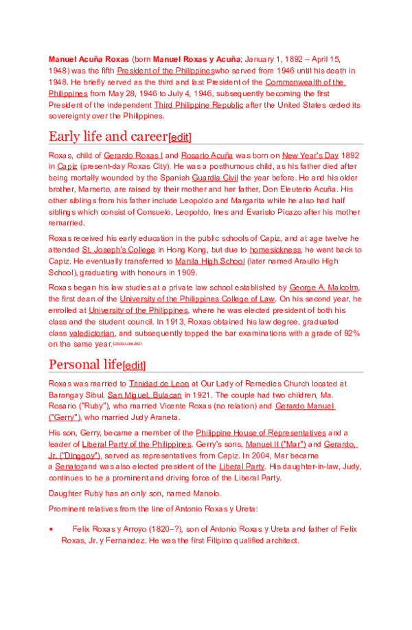 (DOC) manuel roxas