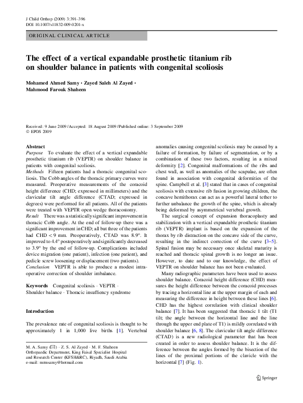 (PDF) The effect of a vertical expandable prosthetic titanium rib on ...