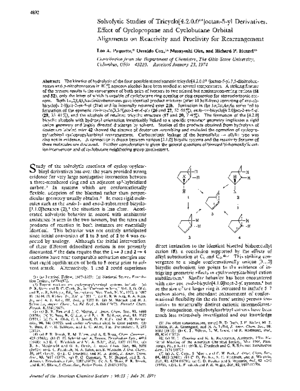 (PDF) Solvolytic studies of tricyclo[4.2.0.02,4]octan-5-yl derivatives ...