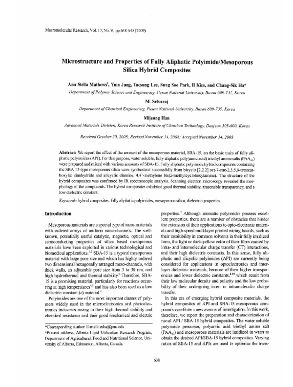 (PDF) Microstructure and properties of fully aliphatic polyimide ...