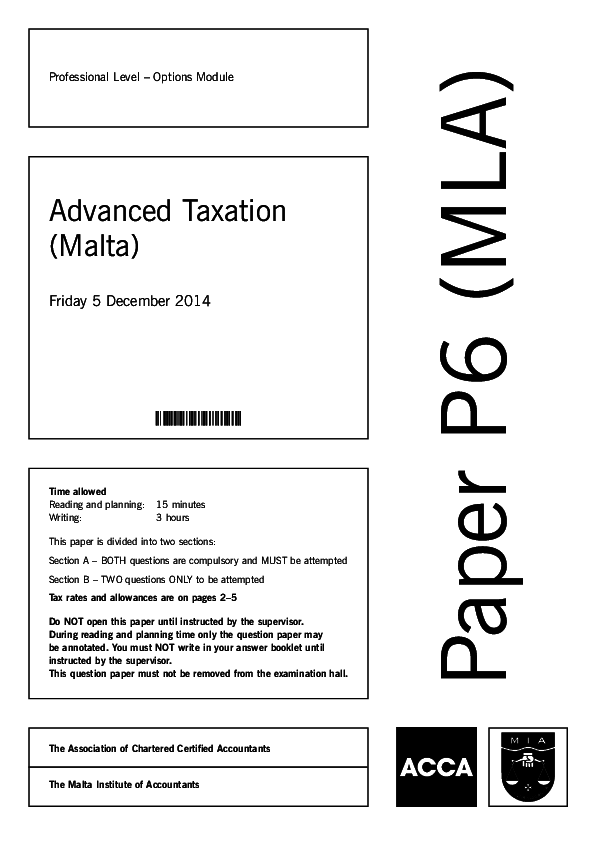 (PDF) The Association of Chartered Certified Accountants