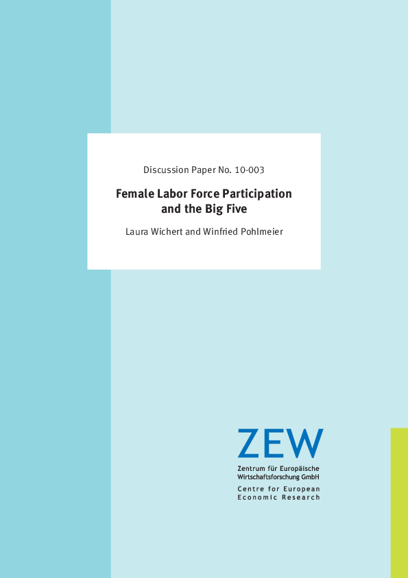 (PDF) Female Labor Force Participation and the Big Five