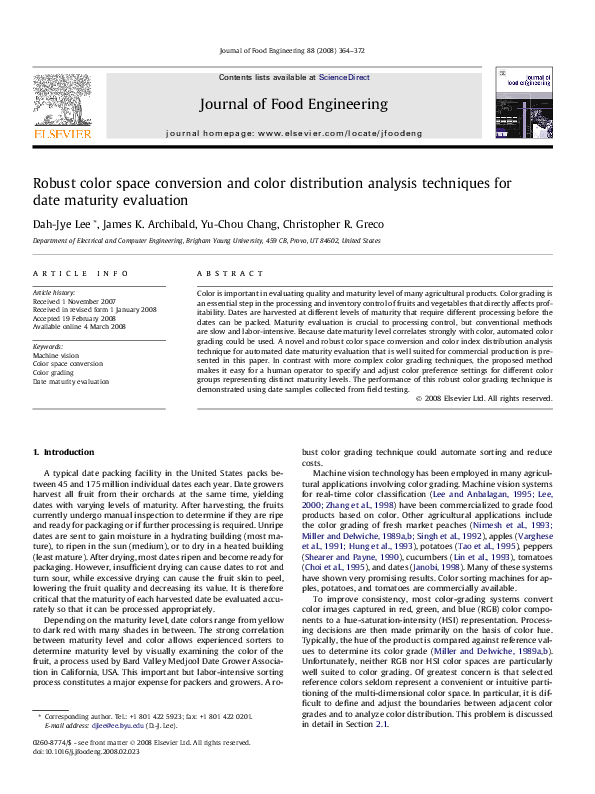 (PDF) Robust color space conversion and color distribution analysis ...